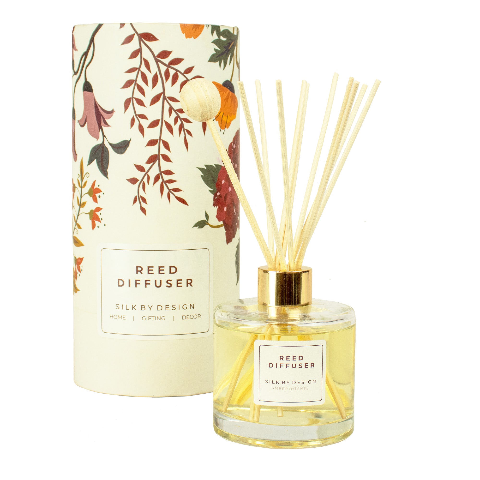 Reed Diffuser – Amber Intense Fragrance | 200ml Long-Lasting Scent