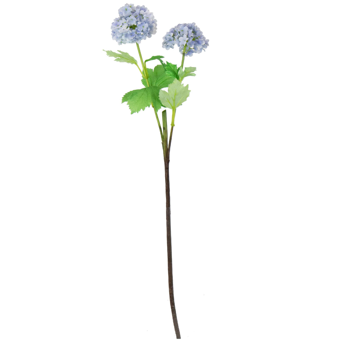 Artificial Blue Snowball Flower | Realistic Silk Flowers